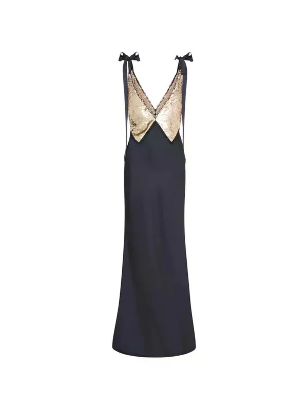 LoveShackFancy Talissa Maxi Dress - Black