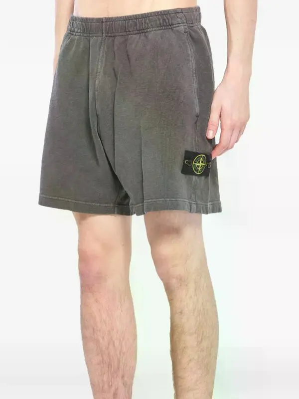 Stone Island Logo Patch Shorts