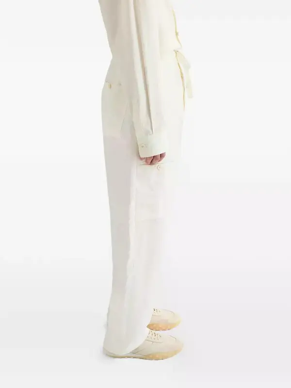 JIL SANDER Drawstring Patch Pocket Trousers