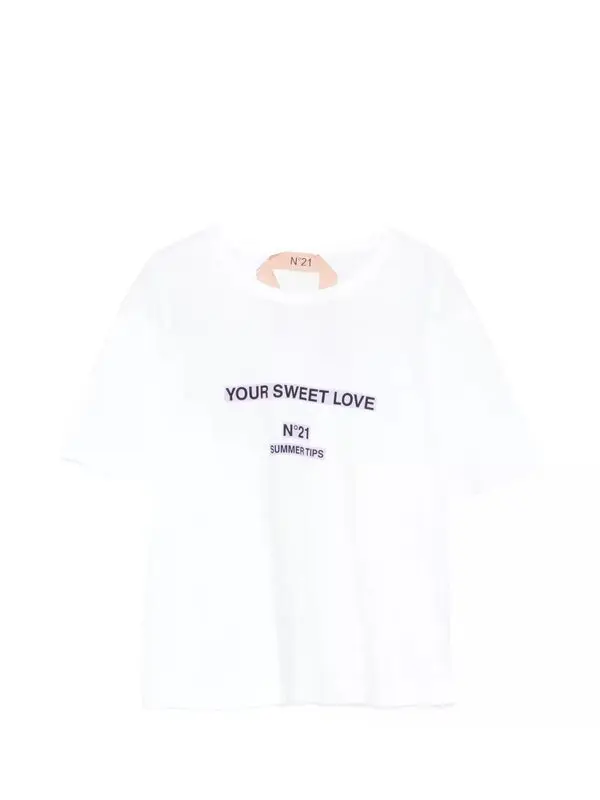 N°21 Short-sleeve T-shirt - White
