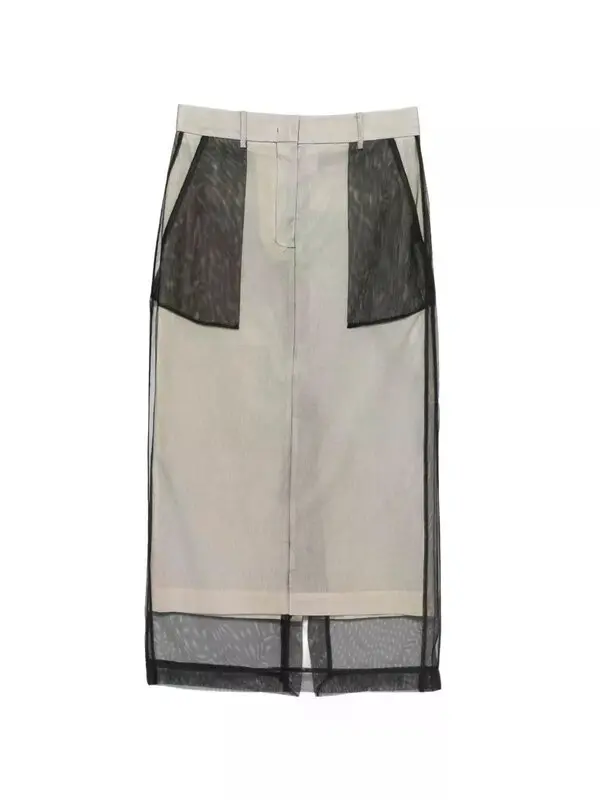 Erika Cavallini Mesh Panel Skirt