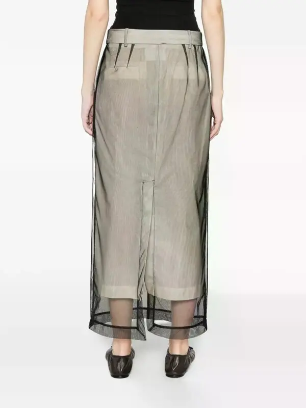Erika Cavallini Mesh Panel Skirt