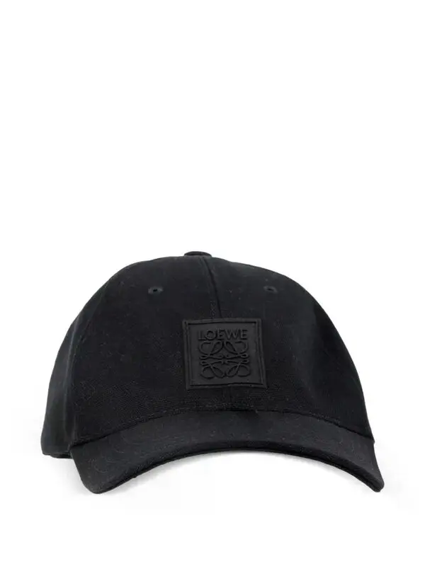 Loewe 2023 Anagram-patch Baseball Cap - Black