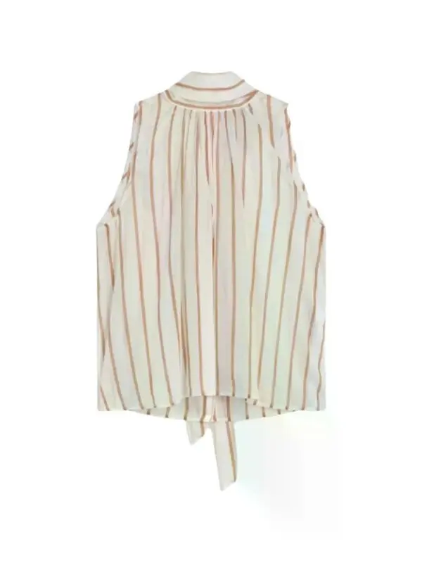 SEMICOUTURE Striped-pattern Blouse - Neutrals