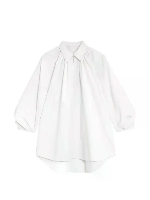 SEMICOUTURE Gathered-collar Shirt