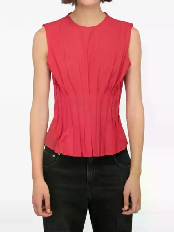 SEMICOUTURE Pleated Top