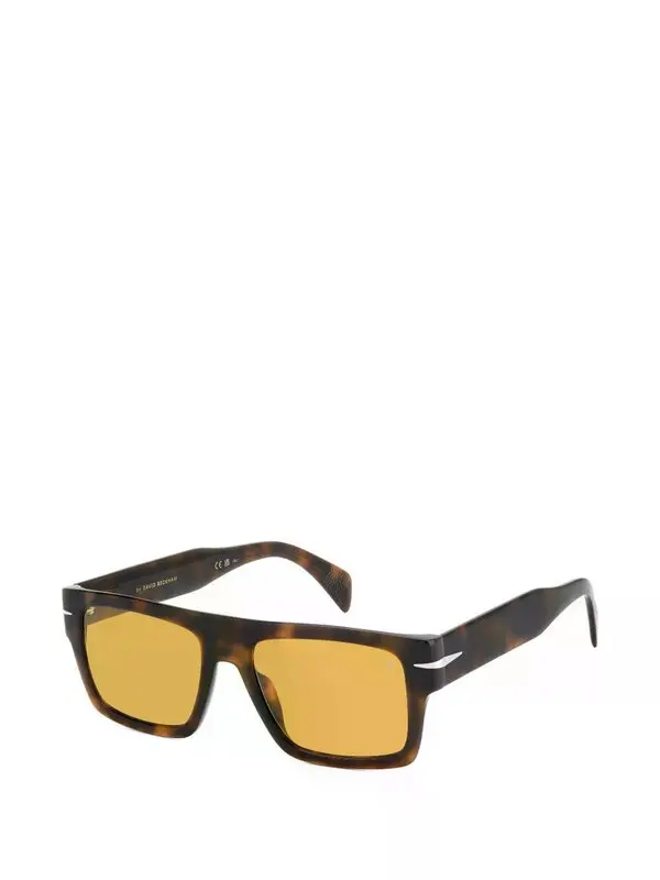 DB EYEWEAR BY DAVID BECKHAM Square-frame Sunglasses - Brown