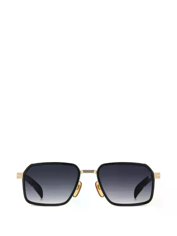 DB EYEWEAR BY DAVID BECKHAM Geometric-frame Sunglasses - Black