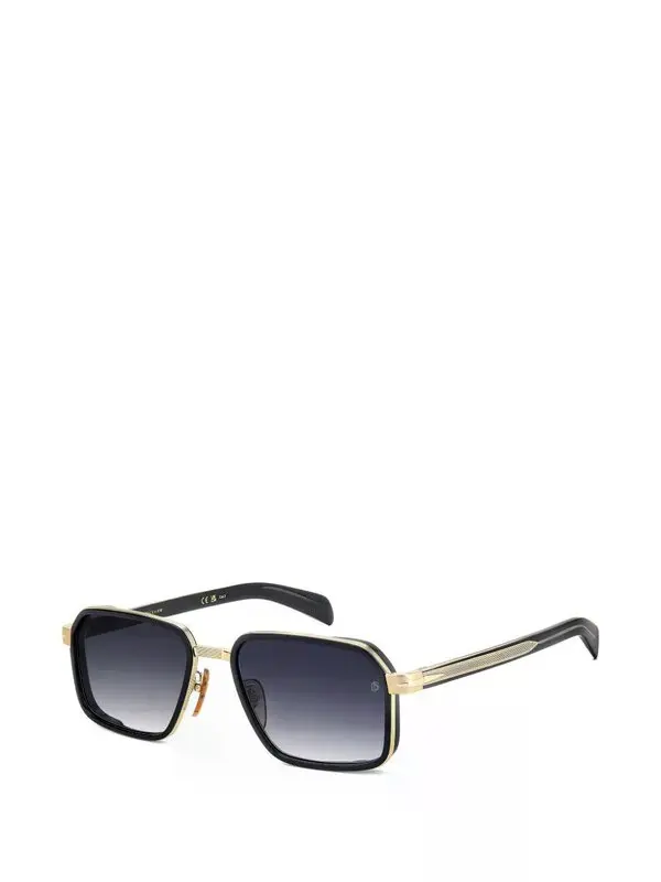 DB EYEWEAR BY DAVID BECKHAM Geometric-frame Sunglasses - Black