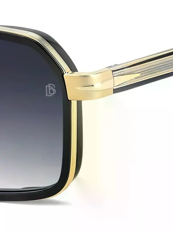 DB EYEWEAR BY DAVID BECKHAM Geometric-frame Sunglasses - Black
