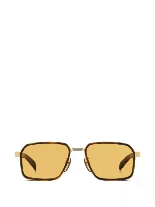 DB EYEWEAR BY DAVID BECKHAM Geometric Sunglasses - Brown