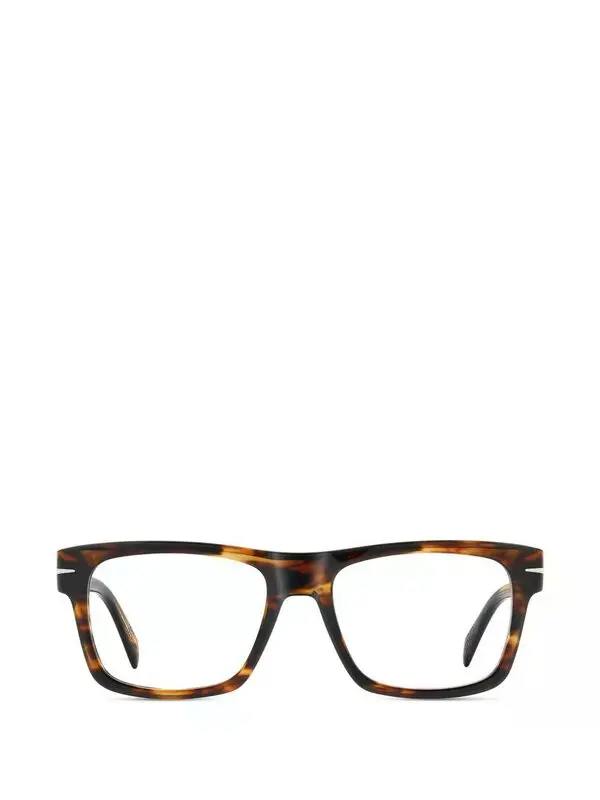 DB EYEWEAR BY DAVID BECKHAM Square-frame Eyeglasses - Brown