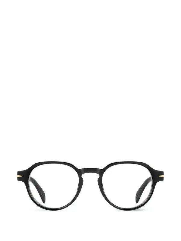 DB EYEWEAR BY DAVID BECKHAM Round-frame Glasses - Black