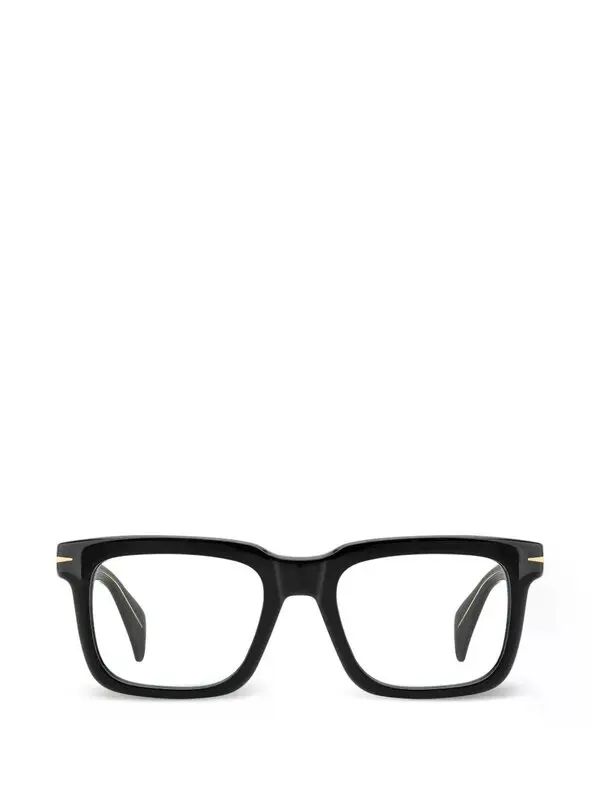 DB EYEWEAR BY DAVID BECKHAM Rectangular-frame Eyeglasses - Black