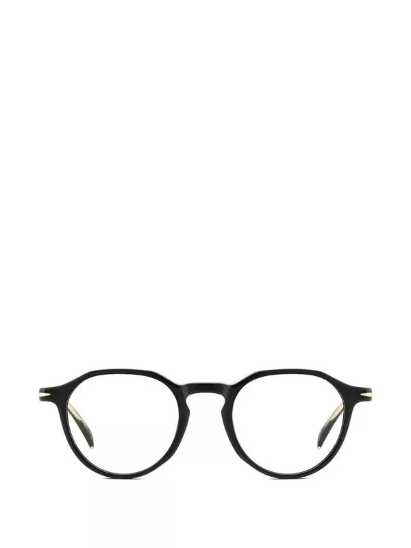 DB EYEWEAR BY DAVID BECKHAM Round-frame Eyeglasses - Black