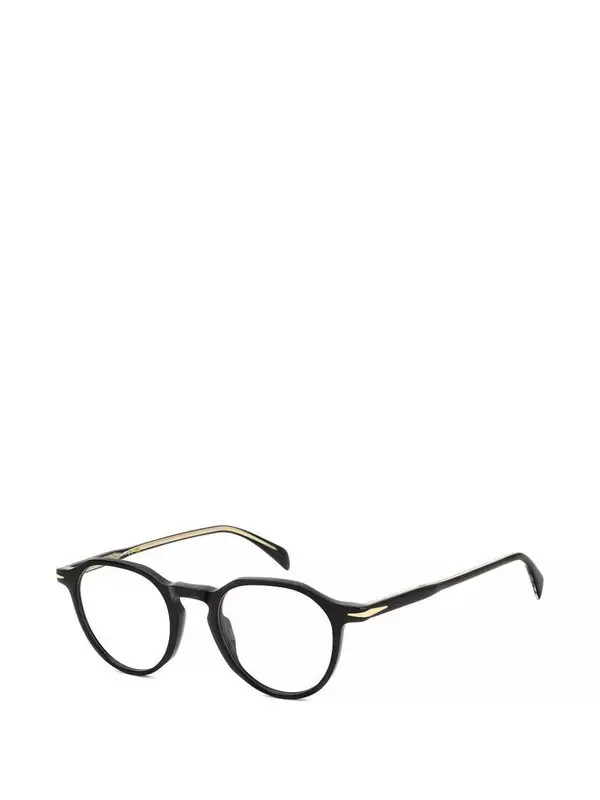 DB EYEWEAR BY DAVID BECKHAM Round-frame Eyeglasses - Black
