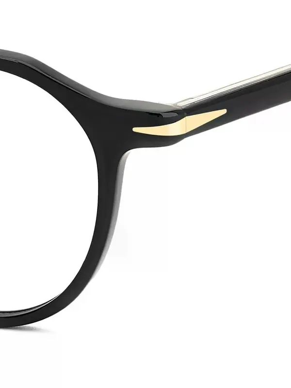 DB EYEWEAR BY DAVID BECKHAM Round-frame Eyeglasses - Black