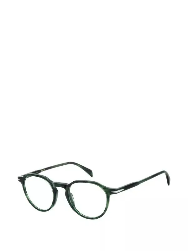 DB EYEWEAR BY DAVID BECKHAM Round-frame Glasses - Green