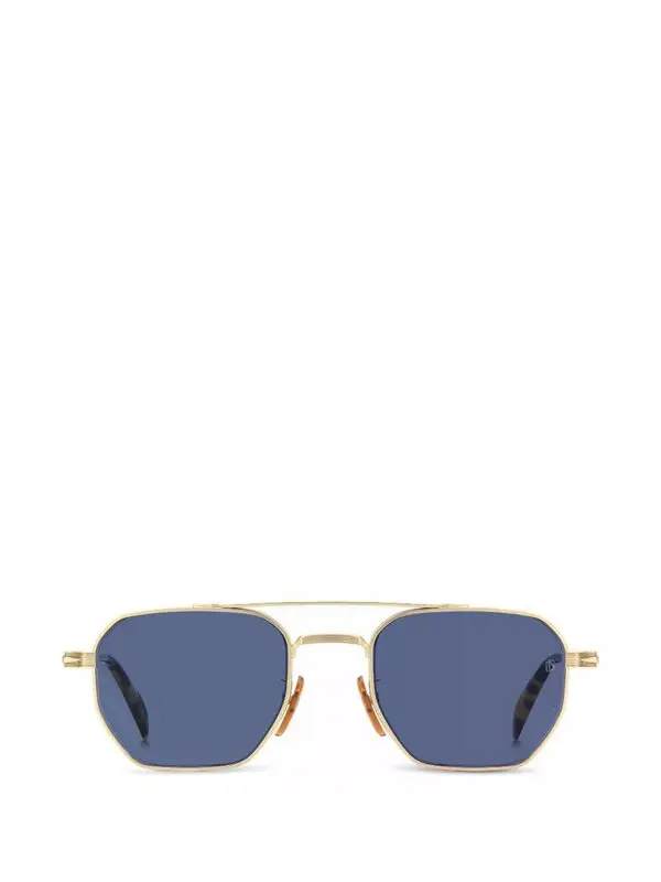 DB EYEWEAR BY DAVID BECKHAM Geometric Sunglasses - Gold