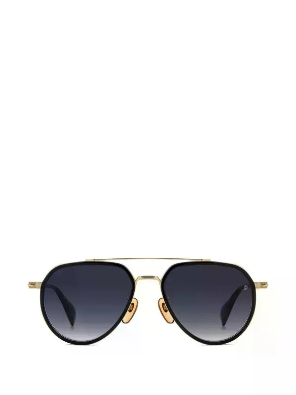 DB EYEWEAR BY DAVID BECKHAM Pilot-frame Sunglasses - Gold