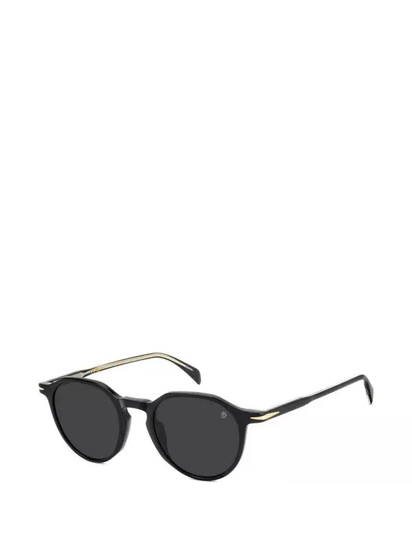 DB EYEWEAR BY DAVID BECKHAM Round-frame Sunglasses - Black