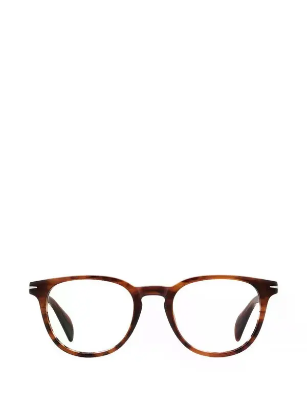 DB EYEWEAR BY DAVID BECKHAM Round-frame Glasses - Brown