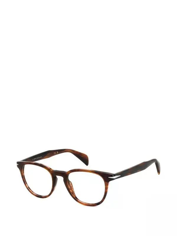 DB EYEWEAR BY DAVID BECKHAM Round-frame Glasses - Brown