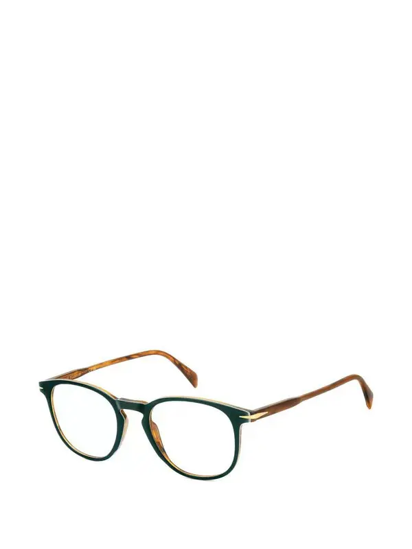 DB EYEWEAR BY DAVID BECKHAM Round-frame Glasses - Green