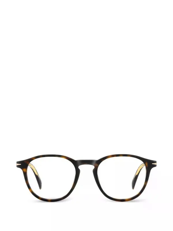 DB EYEWEAR BY DAVID BECKHAM Round-frame Glasses - Brown