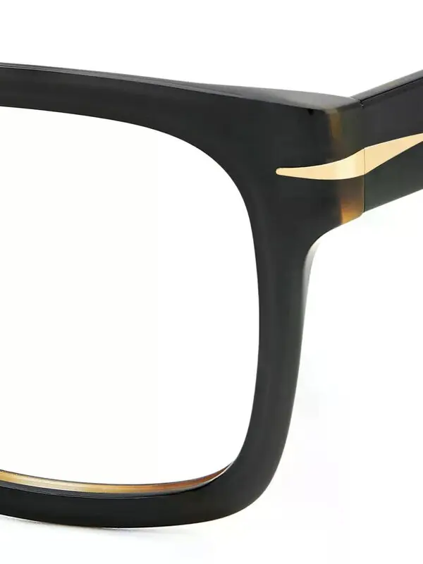 DB EYEWEAR BY DAVID BECKHAM Square-frame Eyeglasses - Black