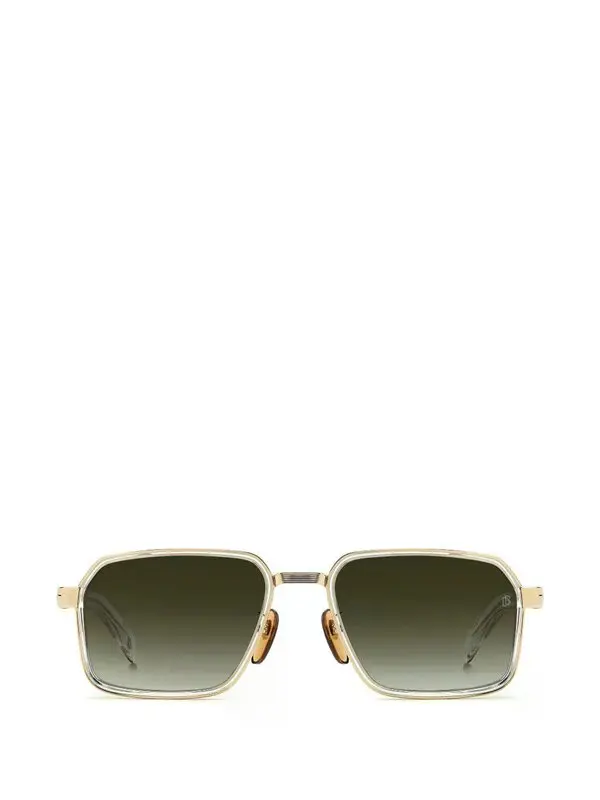 DB EYEWEAR BY DAVID BECKHAM Geometric Sunglasses - Gold