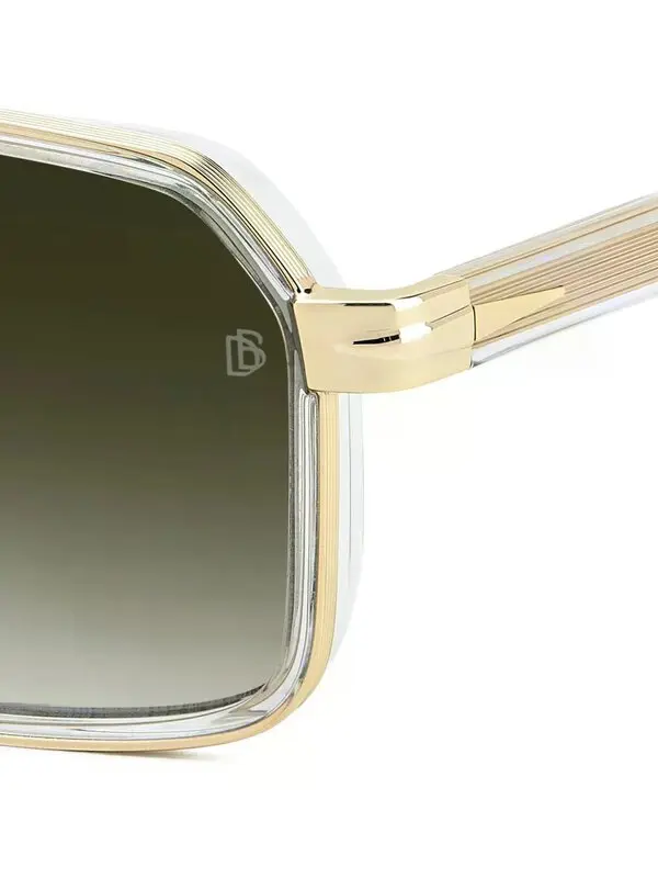 DB EYEWEAR BY DAVID BECKHAM Geometric Sunglasses - Gold