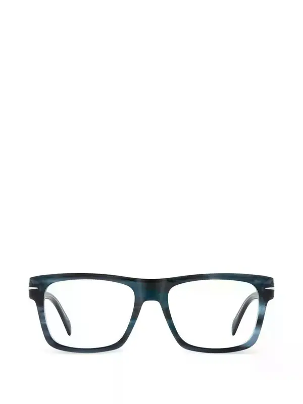 DB EYEWEAR BY DAVID BECKHAM Square Frame Glasses - Blue