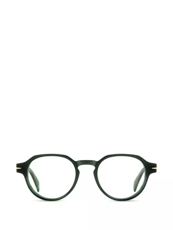 DB EYEWEAR BY DAVID BECKHAM Round-frame Glasses - Green