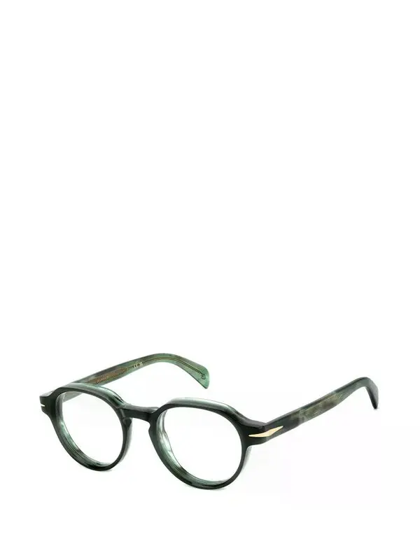 DB EYEWEAR BY DAVID BECKHAM Round-frame Glasses - Green