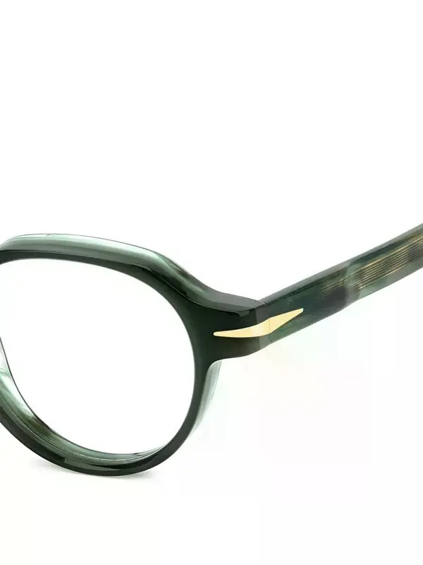 DB EYEWEAR BY DAVID BECKHAM Round-frame Glasses - Green