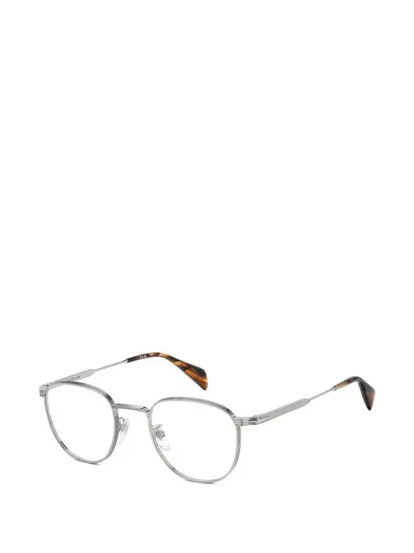 DB EYEWEAR BY DAVID BECKHAM Round-frame Metal Glasses - Silver