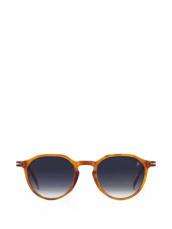 DB EYEWEAR BY DAVID BECKHAM Round-frame Sunglasses - Brown