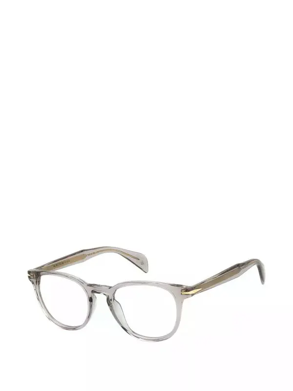DB EYEWEAR BY DAVID BECKHAM Round-frame Eyeglasses - Grey