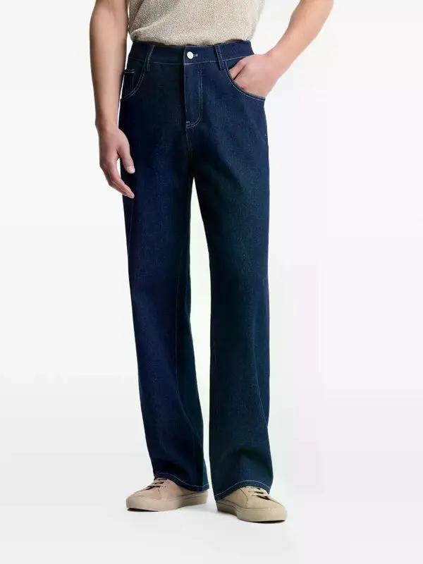 Shanghai Tang Embroidered Jeans