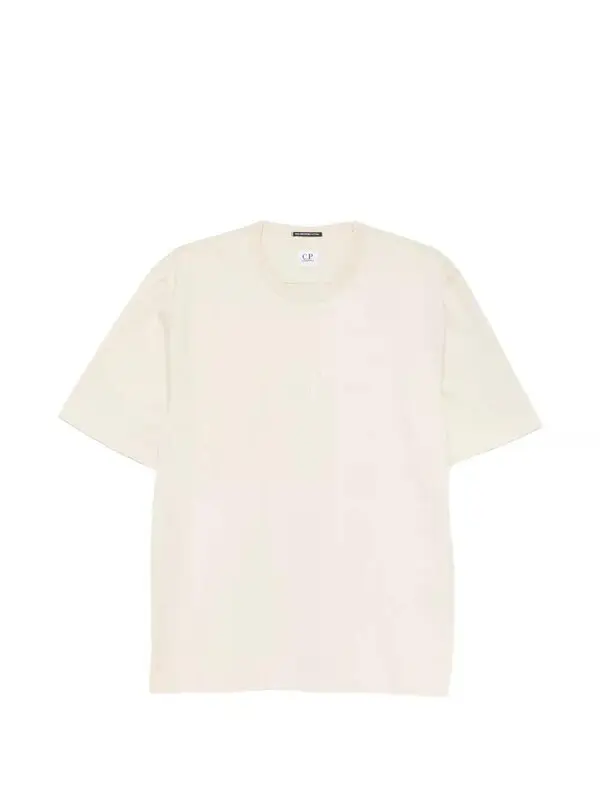C.P. COMPANY Embroidered T-shirt - Neutrals