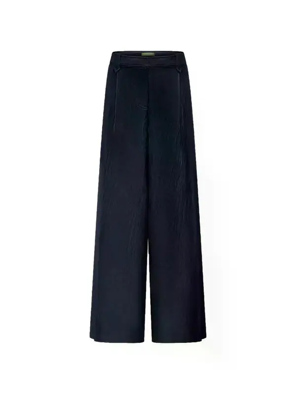 Shanghai Tang Pleated Wide Leg Trousers