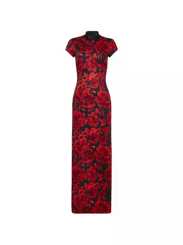 Shanghai Tang Floral-print Dress