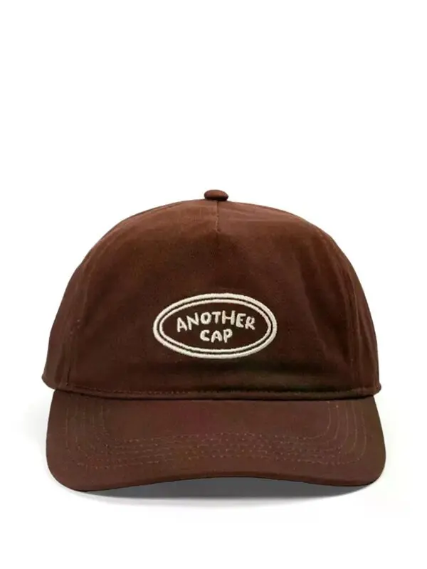 ANOTHER ASPECT Logo-detail Cap - Brown
