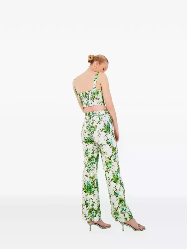 Cara Cara Mayflower Floral-pattern Trousers