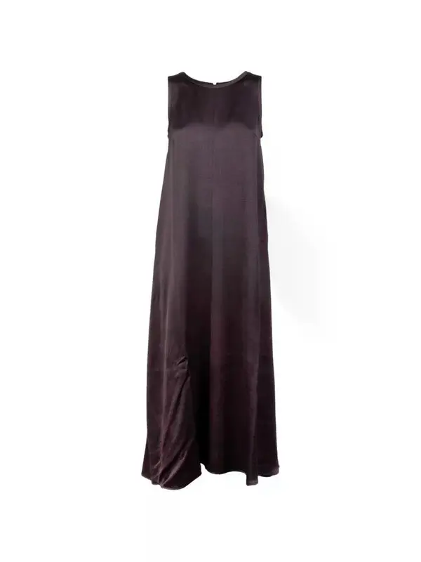 Marella Sleeveless Midi Dress - Brown