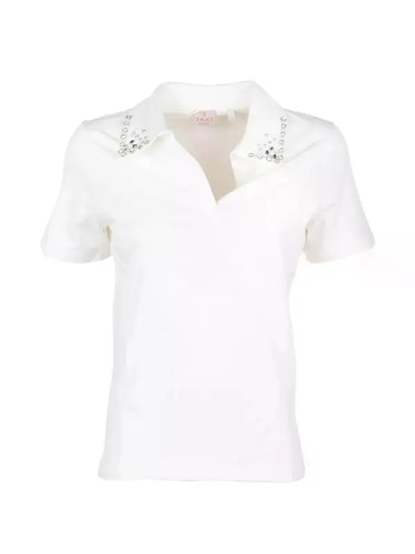 Marella Embellished T-shirt - White