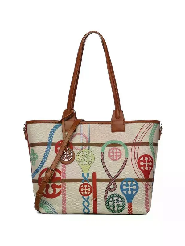 V°73 Printed Tote Bag