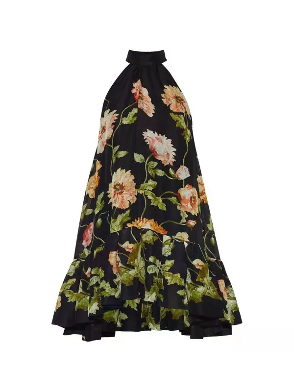 Cara Cara Arca Halterneck Mini Dress - Black