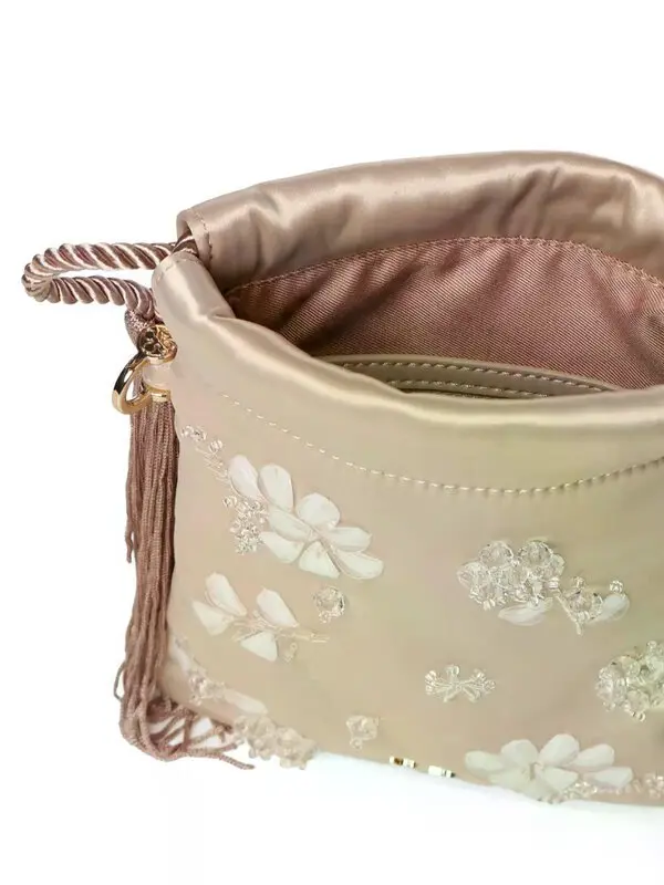 V°73 Floral Embellished Shoulder Bag